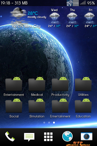 HTC One Theme (No DB) + Widgets for iPhone 4/4s/5 iOS 6 designed by ...