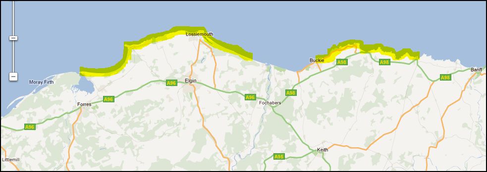 Walk Report - Burghead to Hopeman: wind beneath my wings! • Walkhighlands