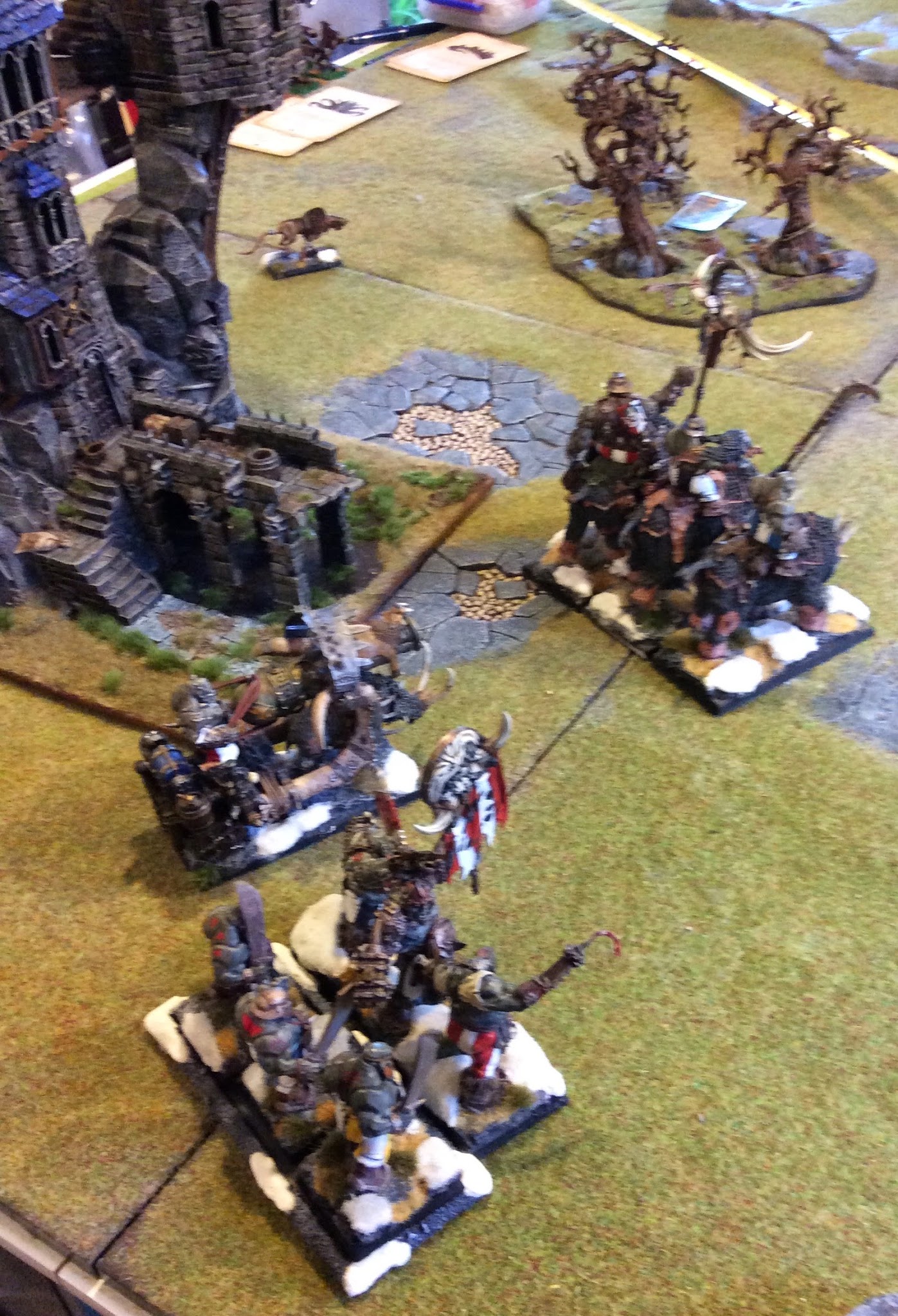 Fields of Blood: Battle Report - Ogres vs. Beastmen
