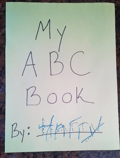 The cow jumping over the moon: Homemade Alphabet Book!