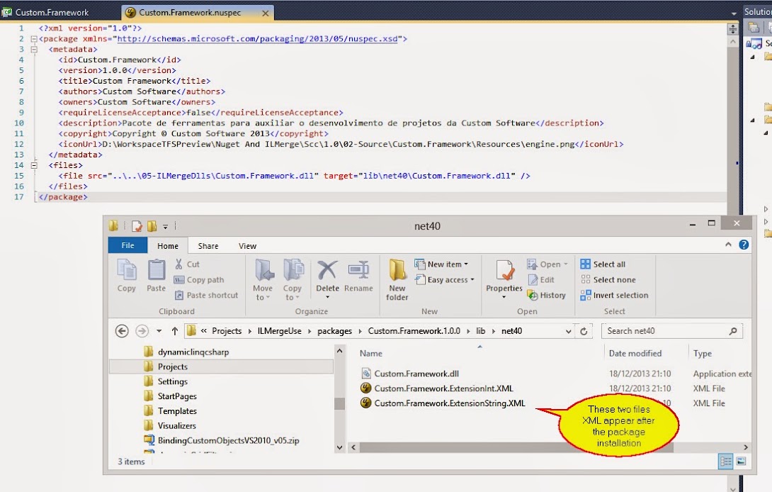Nuget Package Dll Generated With Ilmerge Problems With Xml Documentation Stack Overflow