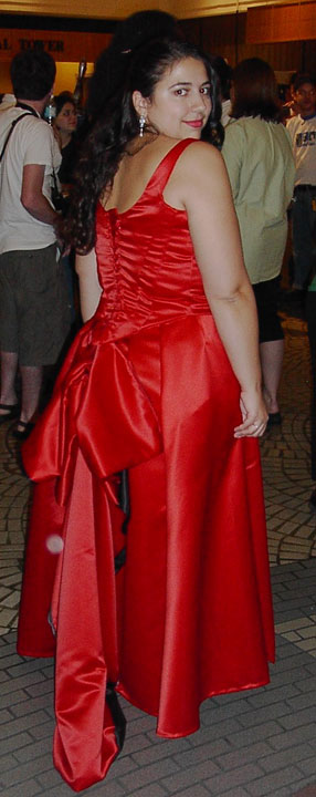 Maggie's Costume Wardrobe: Moulin Rouge "Smouldering Temptress" red gown