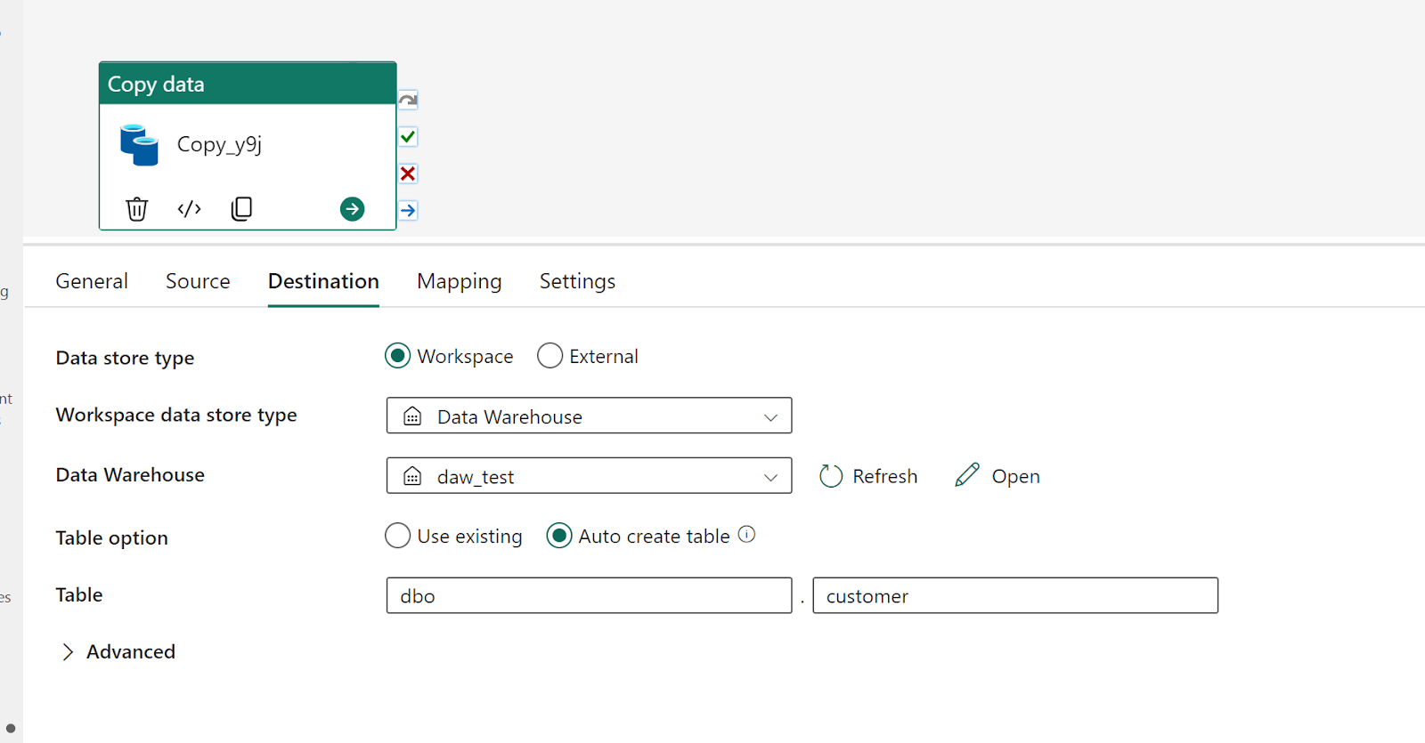 Loading files from a folder to Fabric DWH using data Factory pipeline. – Small Data And self service