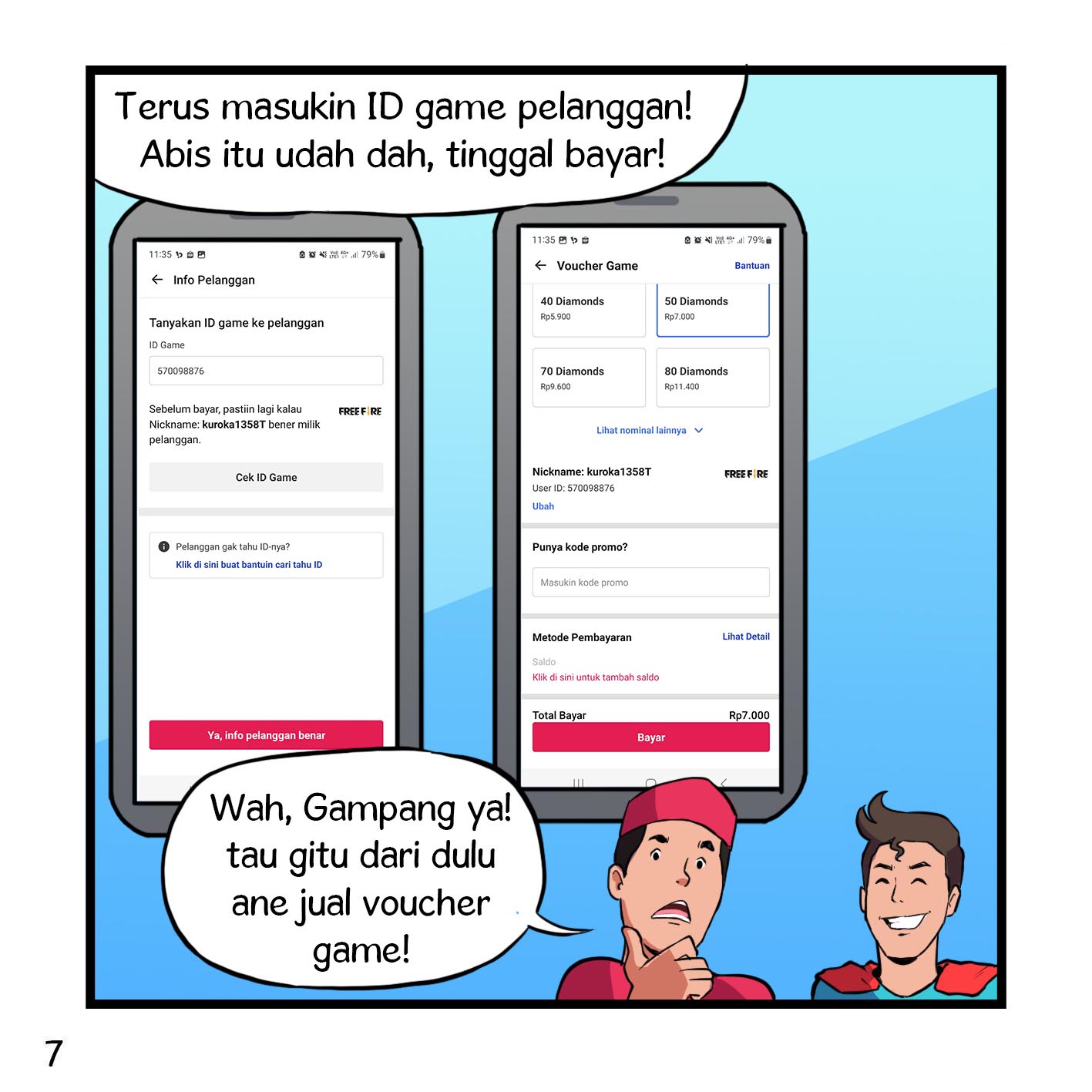 Komik Juwara: Jualan Voucher Game, Semudah Jualan Pulsa! Komik Juwara: Jualan Voucher Game, Semudah Jualan Pulsa!