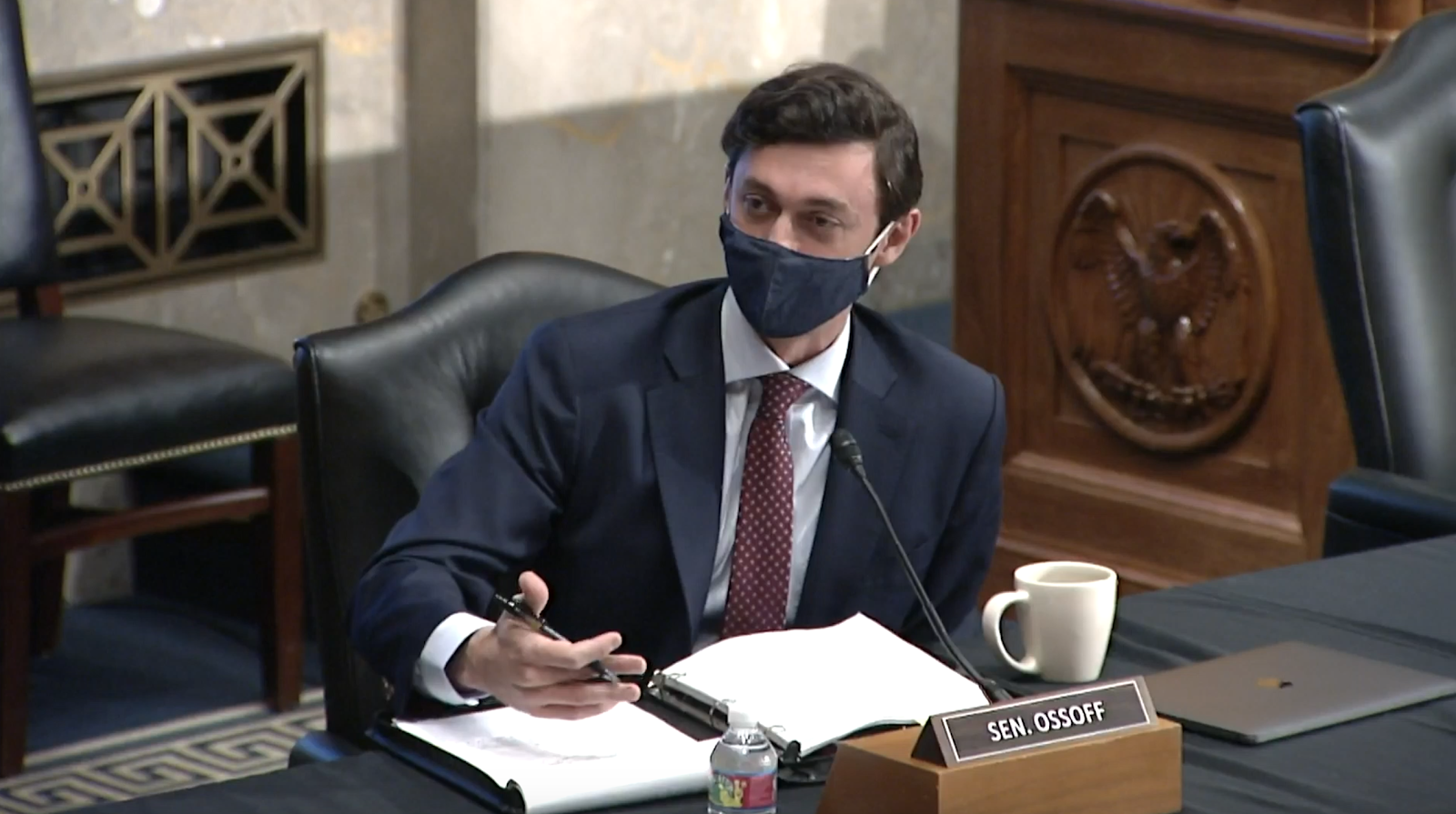 WATCH: Sen. Jon Ossoff Secures Pledge in First Hearing from Biden ... WATCH: Sen. Jon Ossoff Secures Pledge in First Hearing from Biden ...