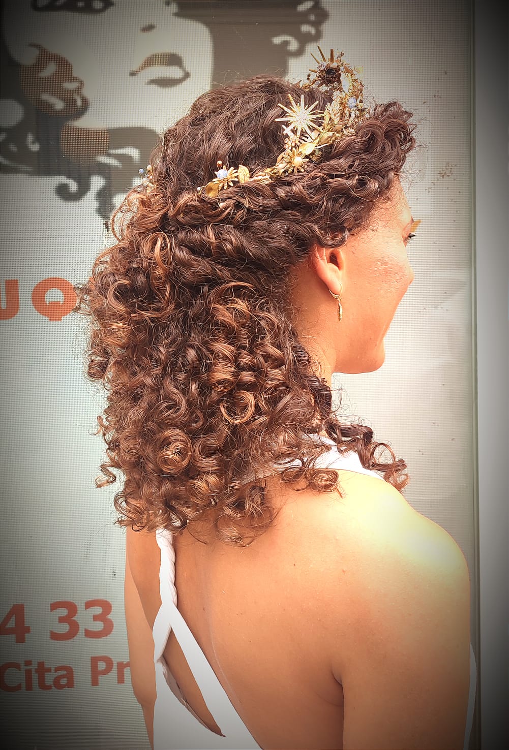 Ideas De Novia Para Pelo Rizado Peluquería Mdv