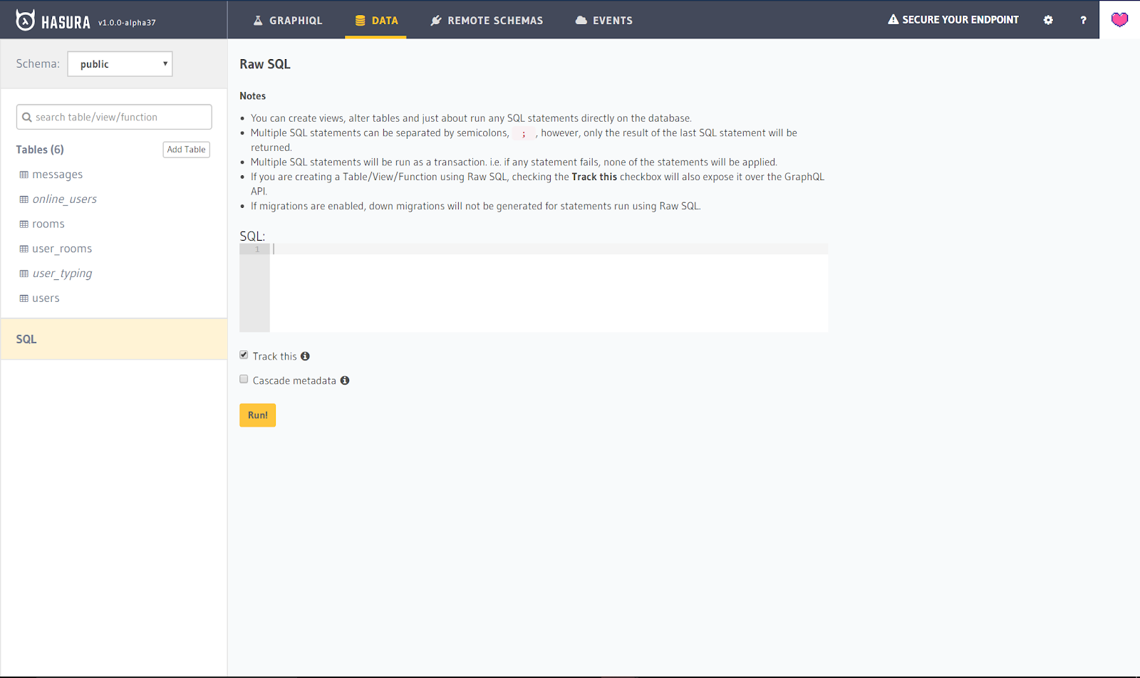 Build a realtime mobile chat app using 3factor architecture Build a realtime mobile chat app using 3factor architecture