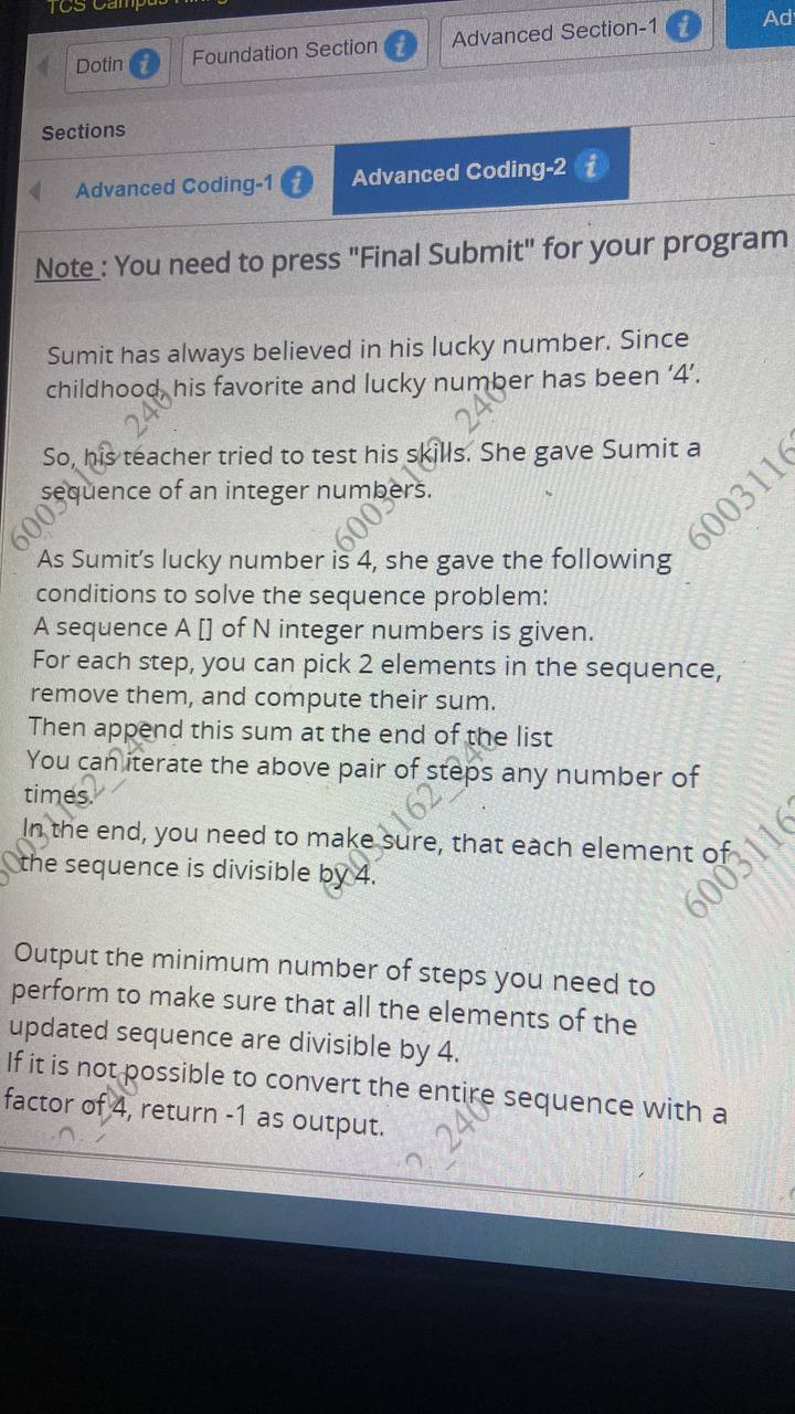 TCS NQT || Coding Question and Solution || 27th August || 2022 || Set ... TCS NQT || Coding Question and Solution || 27th August || 2022 || Set ...