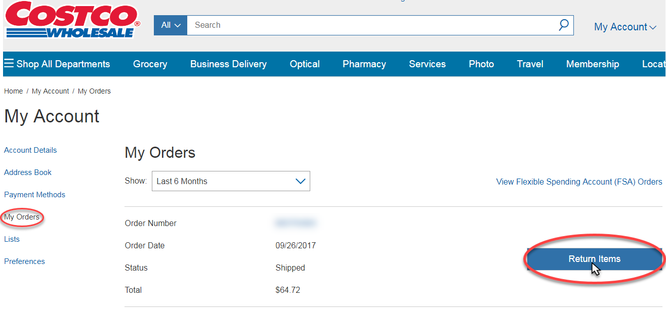 Return your Costco.com Online Order Return your Costco.com Online Order