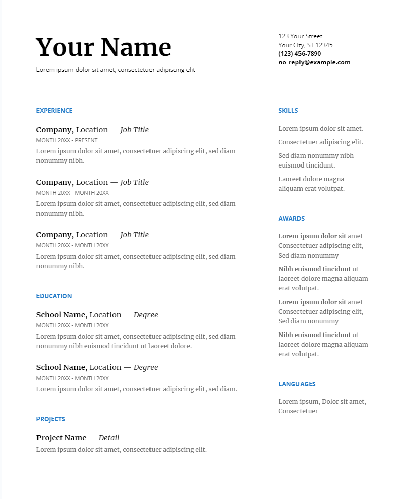 How to Write a Simple, Effective Resume (+20 Examples) How to Write a Simple, Effective Resume (+20 Examples)