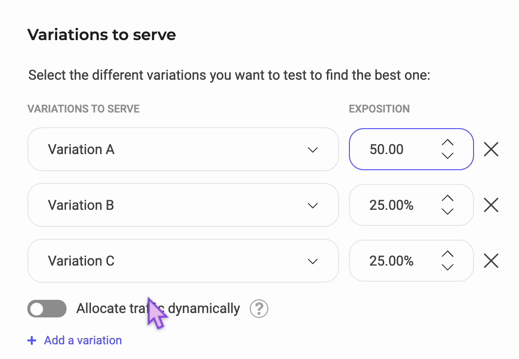 Kameleoon — User Manual Multi Armed Bandit Optimization For Feature Experiments