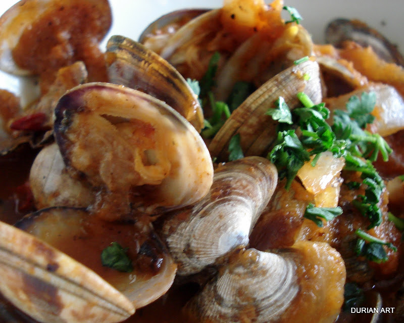 Asari and douchi hot duet (black bean shellfish sauce) | GOURMANDE in OSAKA