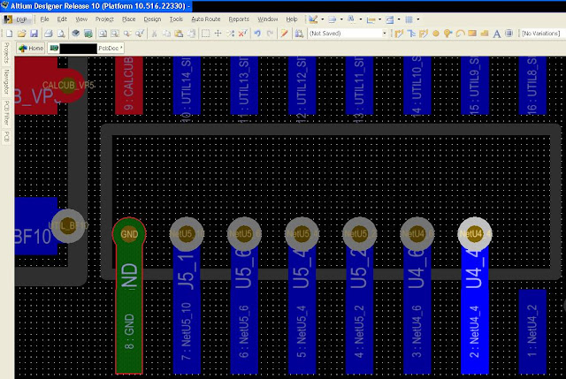 PCB PiNOY: Altium Designer 10 - Basics - Reusing fanout of surface ...