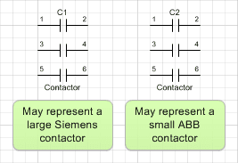 Electrical Symbol For Contactor
