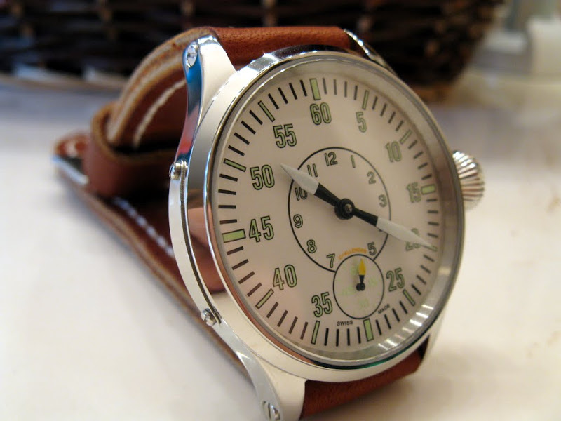 WatchNet: Trading Post: 44mm Custom Made B-Uhr Flieger Pilot Watch ...