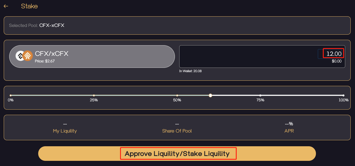 Stake CFX/xCFX LP Tokens - Nucleon Docs v1.0 Stake CFX/xCFX LP Tokens - Nucleon Docs v1.0