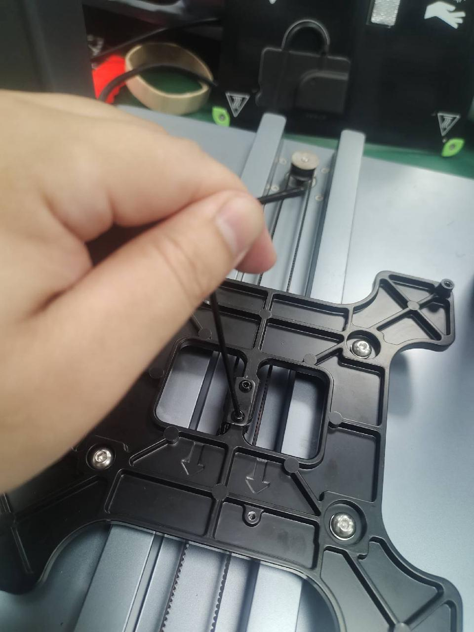 How to Replace the V Wheel of the Y-Axis for the M5C Printer How to Replace the V Wheel of the Y-Axis for the M5C Printer