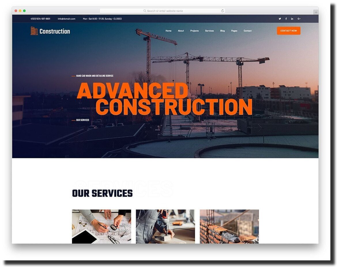 18 Best Construction Website Design Templates to Increase Sales in 2020 18 Best Construction Website Design Templates to Increase Sales in 2020