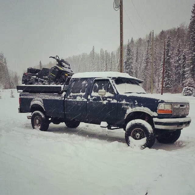 Let's see those OBS snow pics! - Page 3 - Ford Truck Enthusiasts Forums