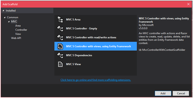 ASP.NET MVC Scaffolding | H2kinfosys Blog ASP.NET MVC Scaffolding | H2kinfosys Blog