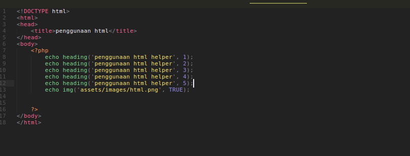 Belajar CodeIgniter 3: Cara Penggunaan Helper Form, HTML, Download, URL ... Belajar CodeIgniter 3: Cara Penggunaan Helper Form, HTML, Download, URL ...