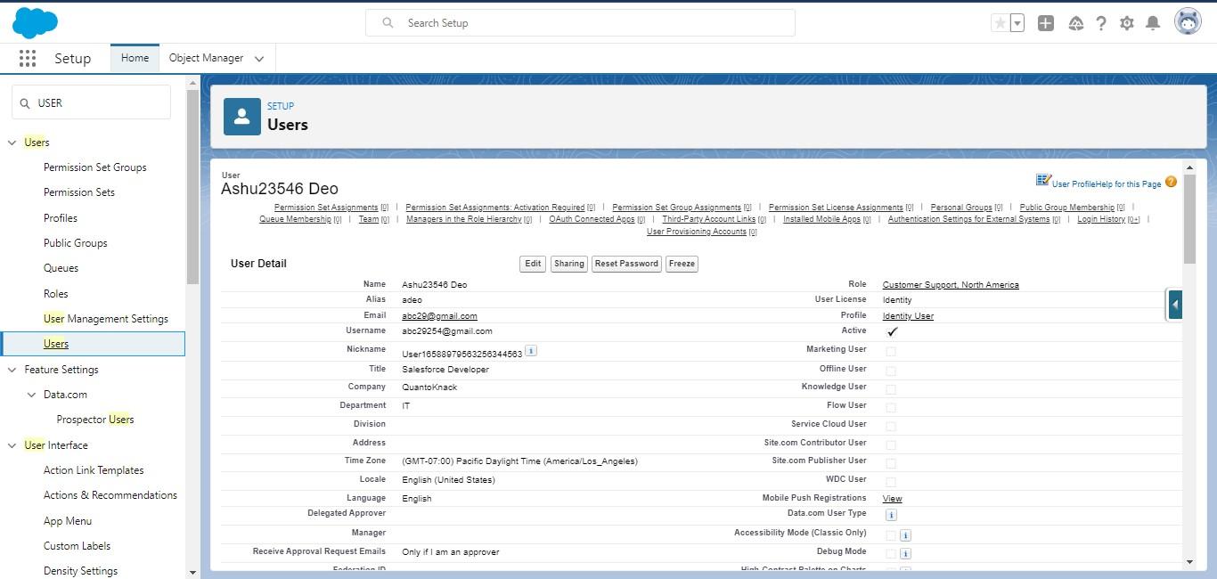 How to Create New Users in Salesforce - Quantoknack Training How to Create New Users in Salesforce - Quantoknack Training