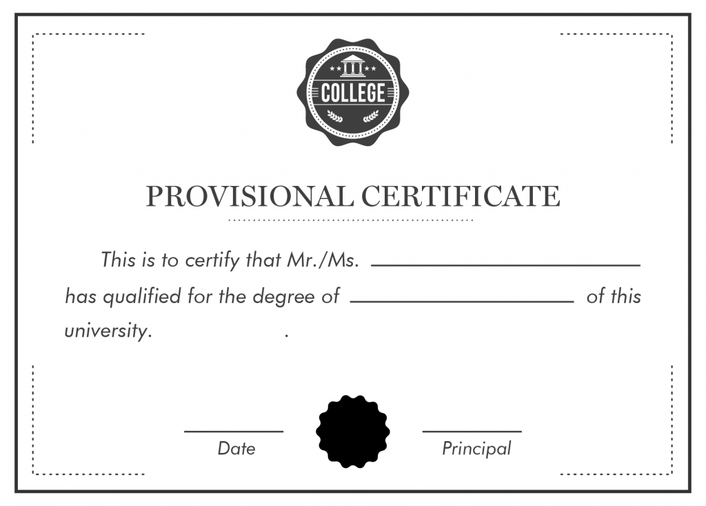 Provisional Degree Certificate: How Can We Get the Provisional Certificate? Provisional Degree Certificate: How Can We Get the Provisional Certificate?