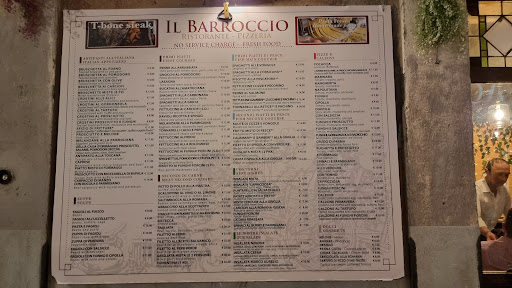 Ristorante il Barroccio in Roma con cucina Cucina romana