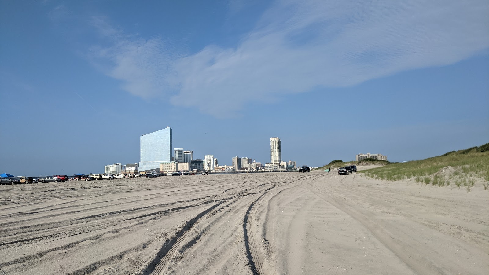 Brigantine Jetty Beach plaża (Atlantic City, New Jersey) na mapie ze ...