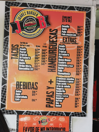 Restaurante Juárez Burgers en Juárez