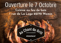 Au Chant du Grill à Wamin MENU / CARTE
