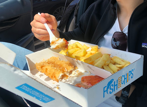 Imries Fish Bar in Leven, - Zaubee
