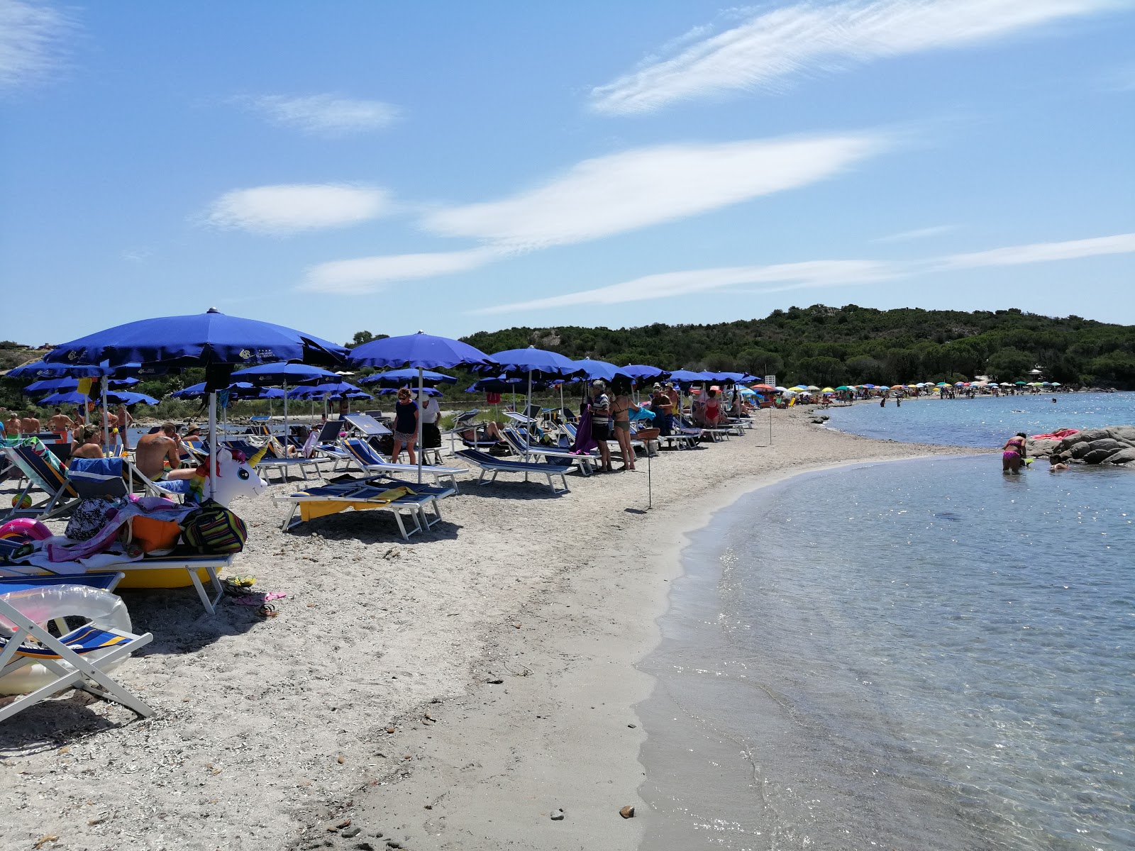 Spiaggia Di Salina Bamba Beach (Salinedda, Sassari) op de kaart met ...