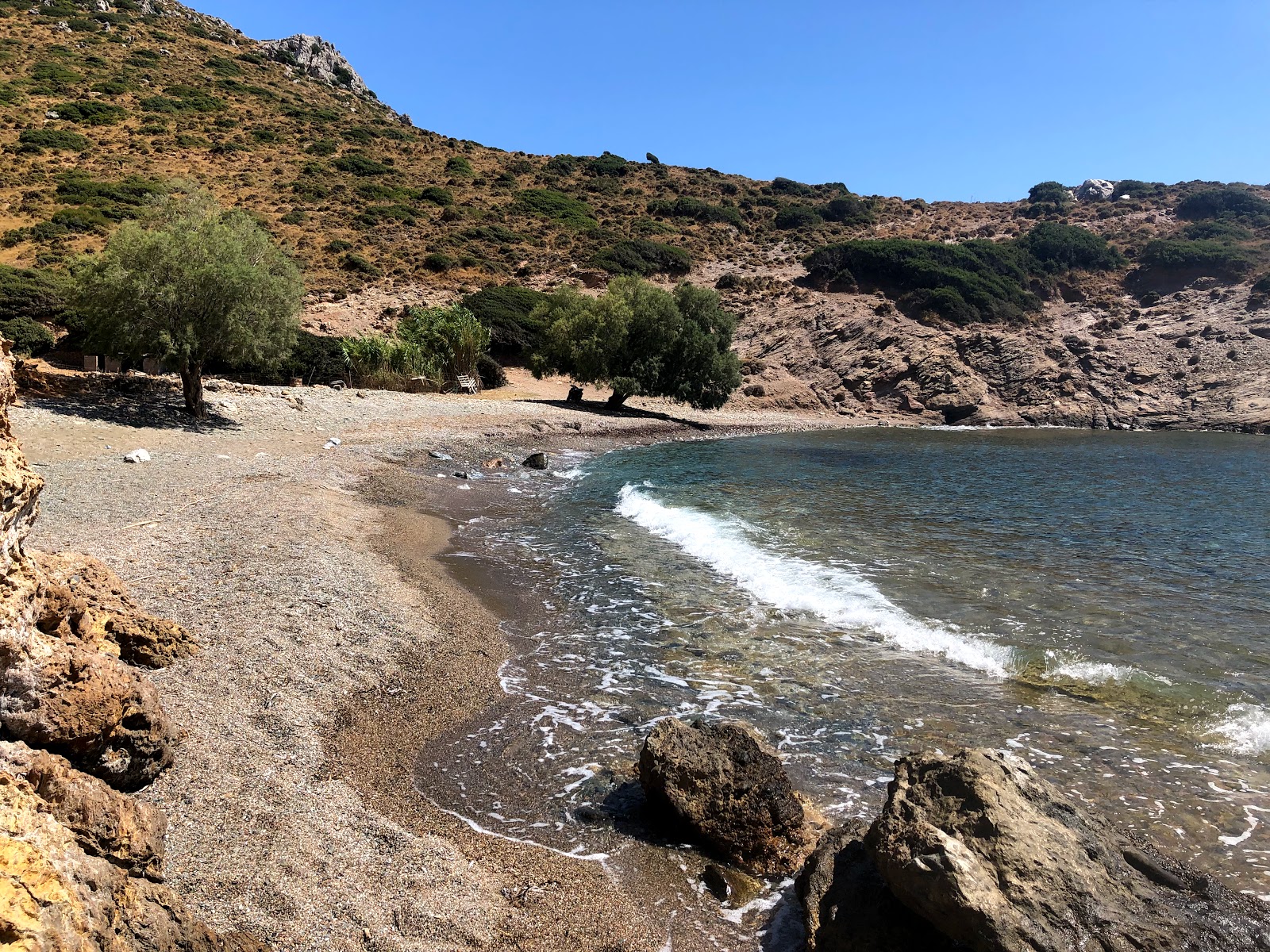 Saint Nicholas beach 🏖️ Kokkali, Isola di Leros, Grecia ...