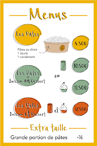 Grainette - Fabrique de pâtes à Paris MENU / CARTE