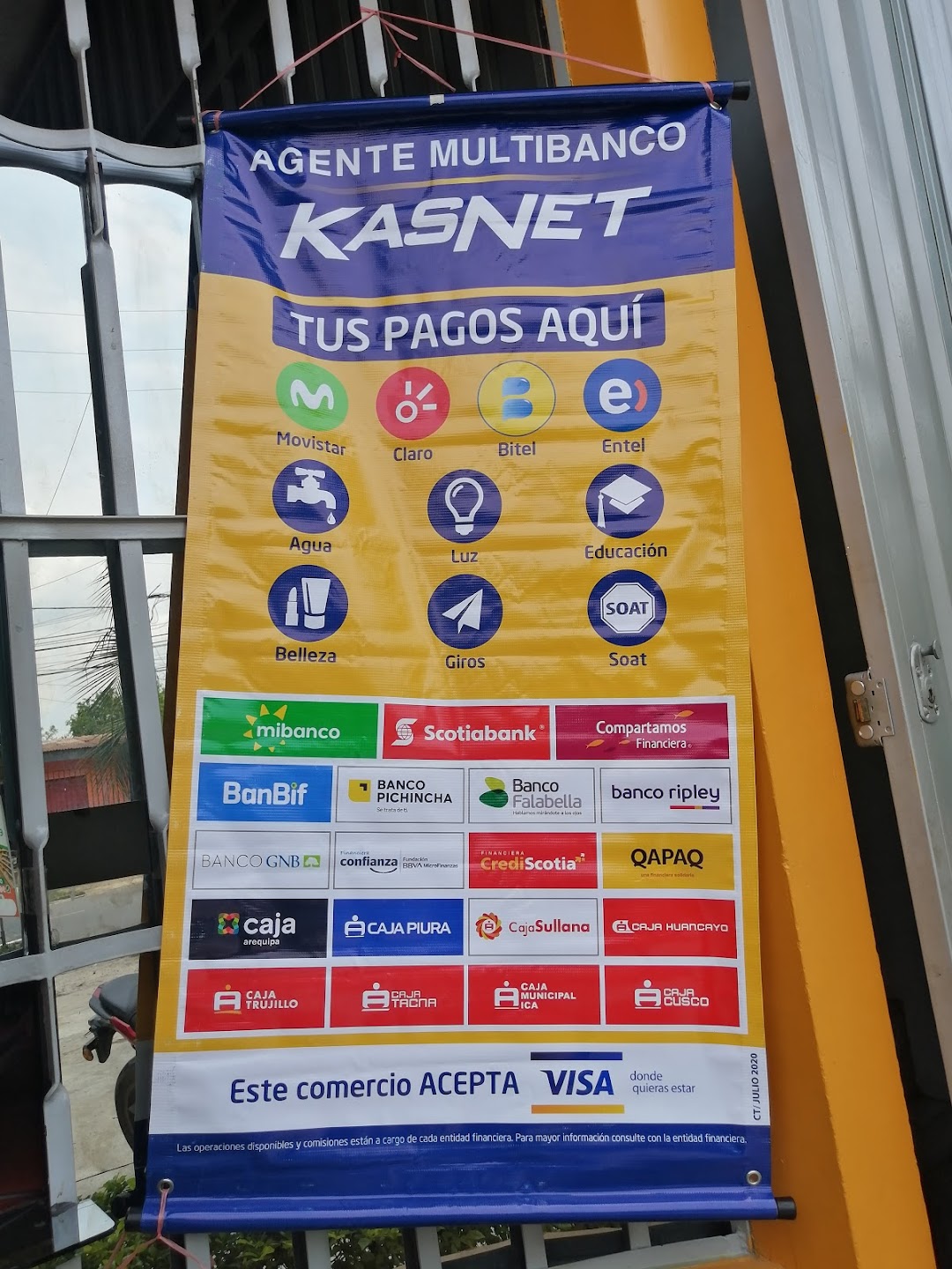 Agente Kasnet en la ciudad Tarapoto