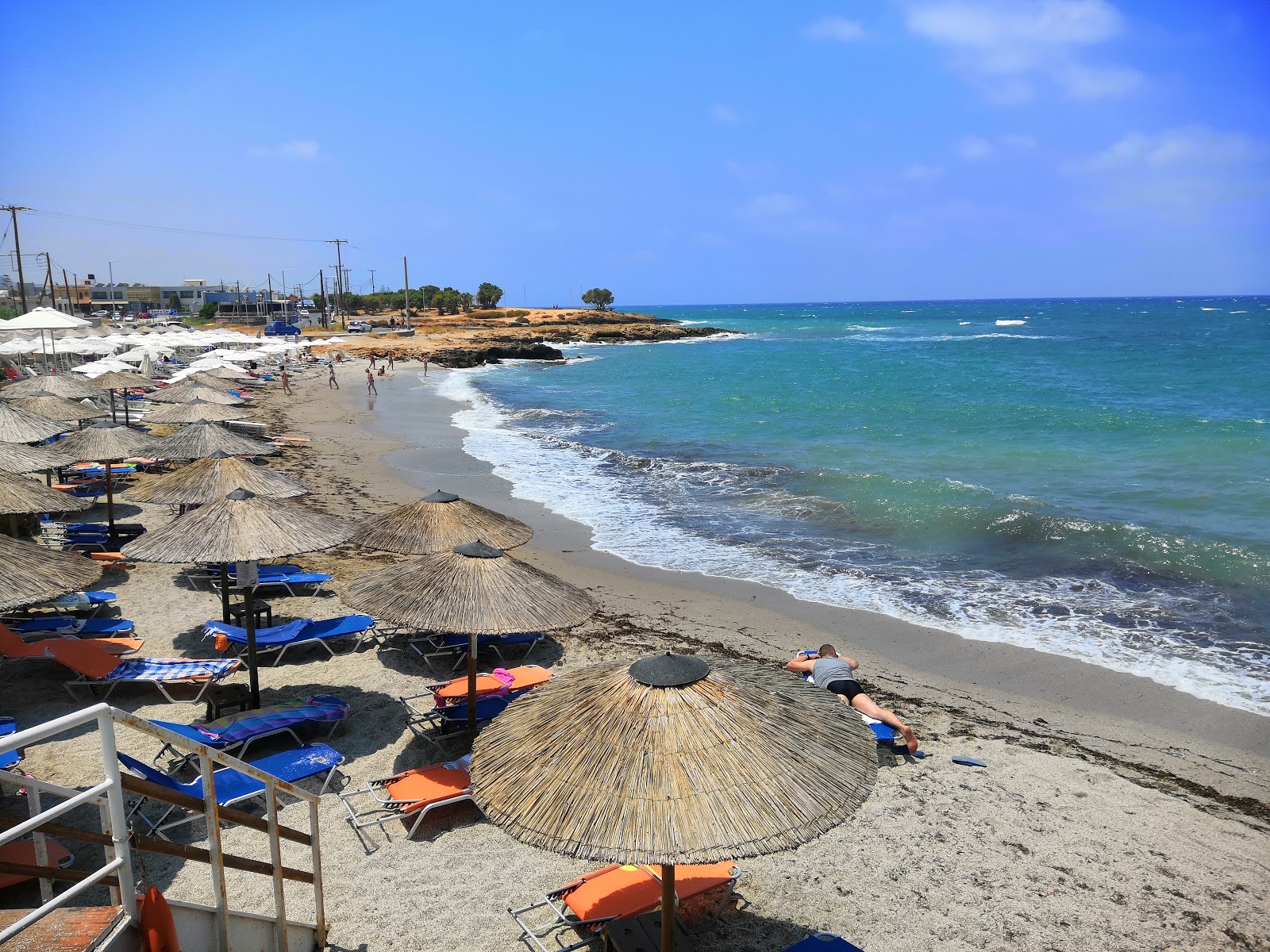 Beach Gouves Beach op de kaart met foto's en recensies🏖️ BeachSearcher.com