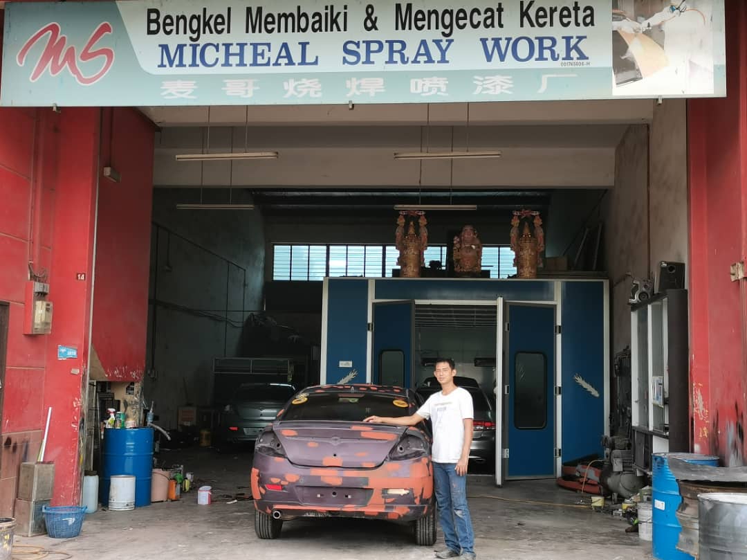 micheal spray work di bandar Segamat