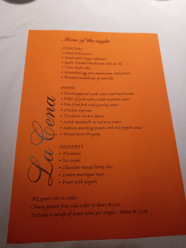 Restaurante La Cena en Albox