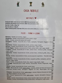 Casa Nobile Gerland à Lyon MENU / CARTE