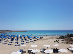 Landa beach 🏖️ Ayia Thekla, Cyprus, Cyprus - detailed features, map, photos