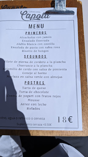 Restaurante Cervecería Capota en Santo Domingo de la Calzada