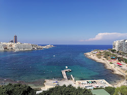 Exiles Bay Beach 🏖️ Malta island, Malta - detailed features, map, photos