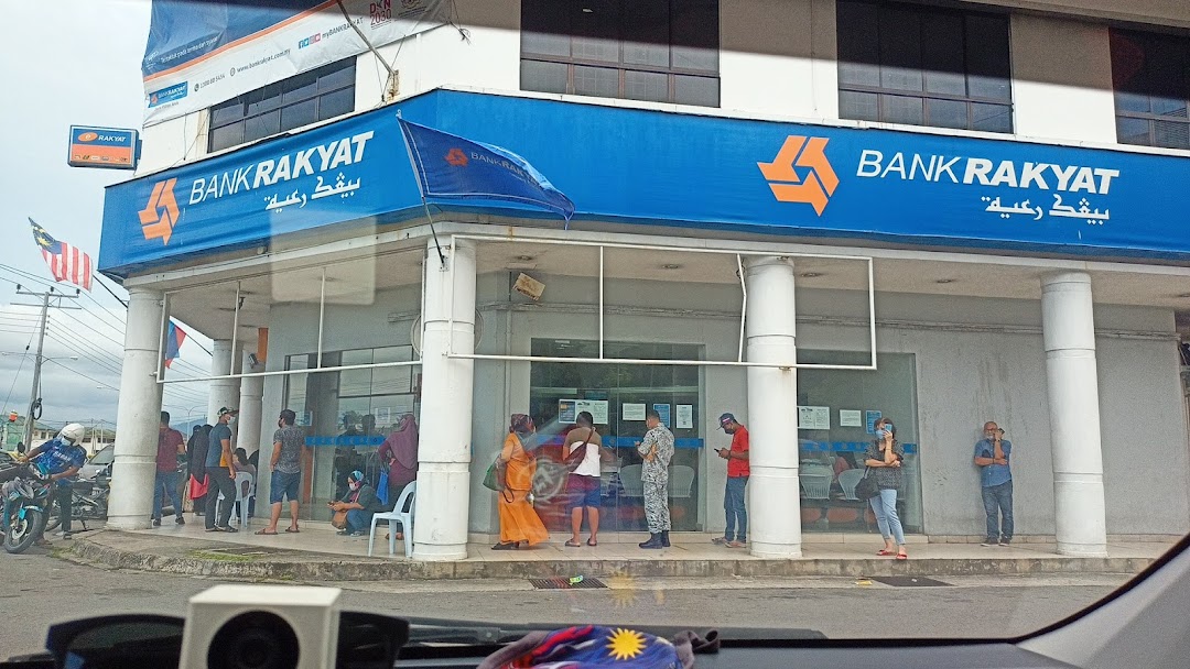 Atm - Bank Rakyat Likas di bandar Kota Kinabalu