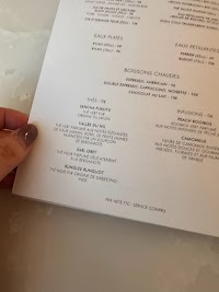 Café Dior à Paris MENU / CARTE