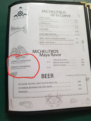 Restaurante Mariscos la cueva del pez maya en Solidaridad