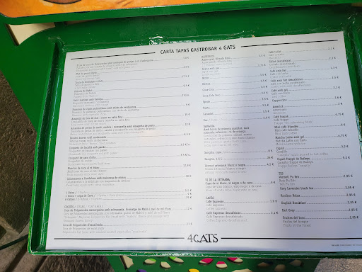 Restaurante els 4 Gats en Barcelona