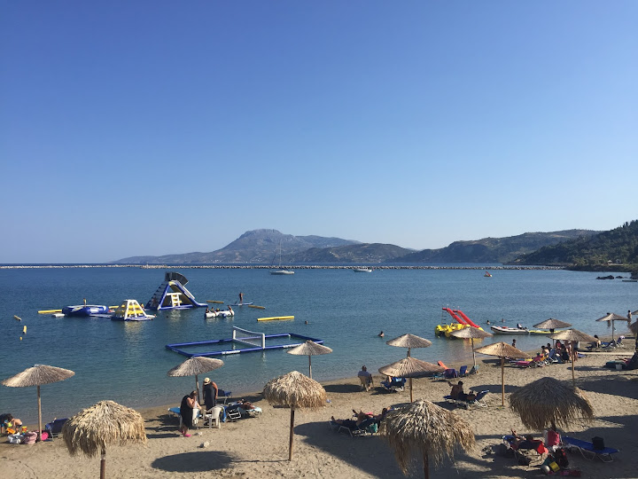 Kimi marina beach 🏖️ Euboea, Greece - detailed features, map, photos