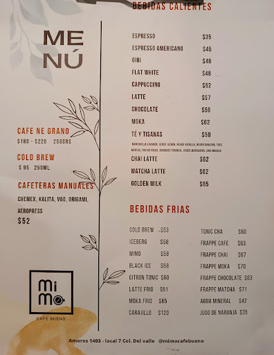 Restaurante Mimo Cafe Bueno en Cuajimalpa de Morelos