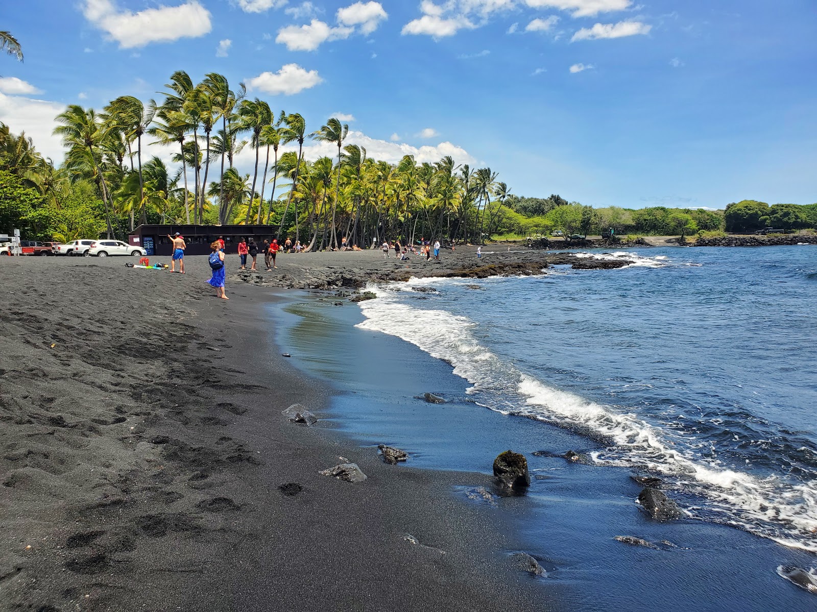 Punaluʻu Beach 🏖️ Pahala, Hawaii, United States - detailed features ...